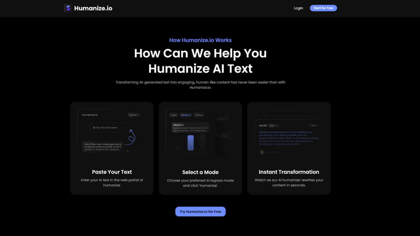 Humanize.io: The Best AI Humanizer for Bypassing Detection That ...