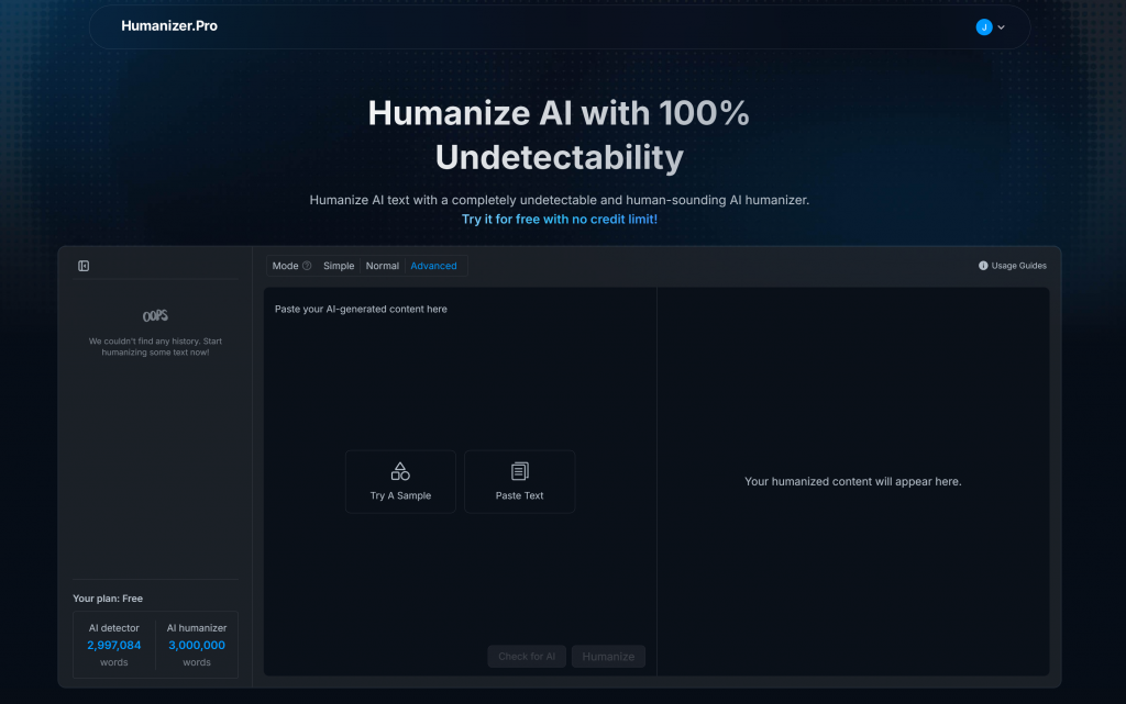 Humanizer.Pro Review: Free AI Humanizer for Natural, Human-Like Content ...